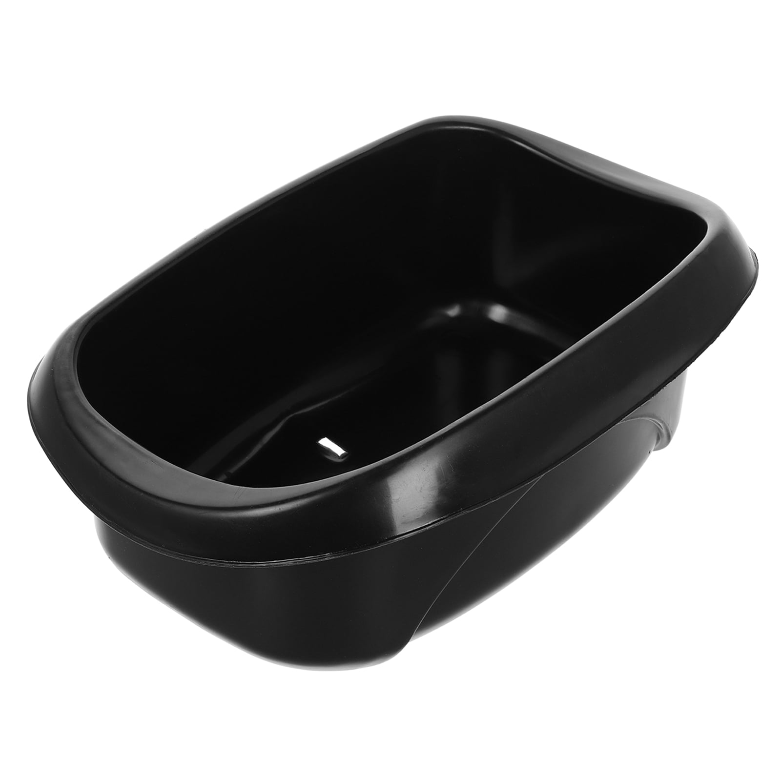 BESTYASH Stable Durable Black Plastic Rear Bike Basket for Tricycle with Large Storage Space ...