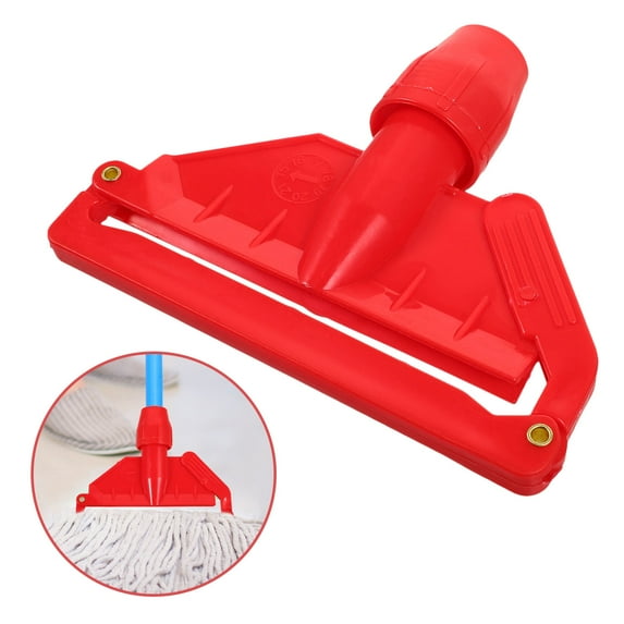 BESTYASH Red Mop Stick Holder Clamp Stable Mop Holder for Cleaning ...