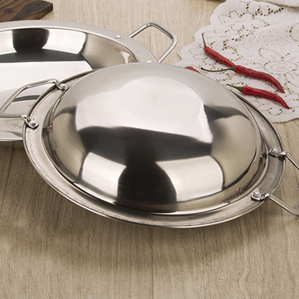 BESTYASH Stainless Steel Cooking Pan for Home Kitchen Use with Stove ...