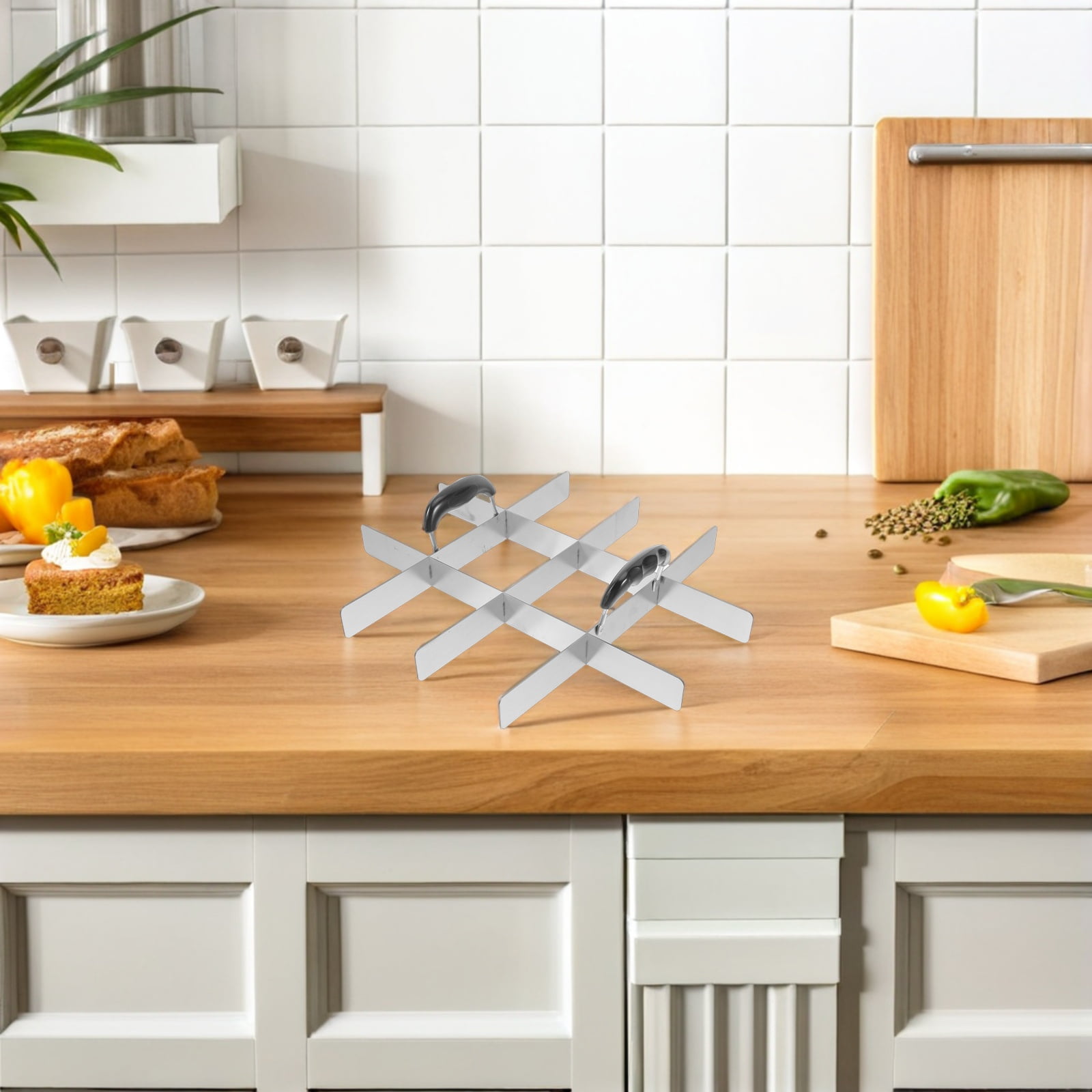 BESTYASH Stainless Steel Dessert Portion Cutter with Lift Design and ...