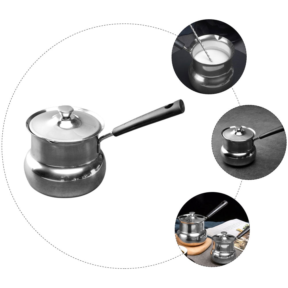 BESTYASH Stainless Steel Milk Pan For Stove Thickened Design Cooking ...