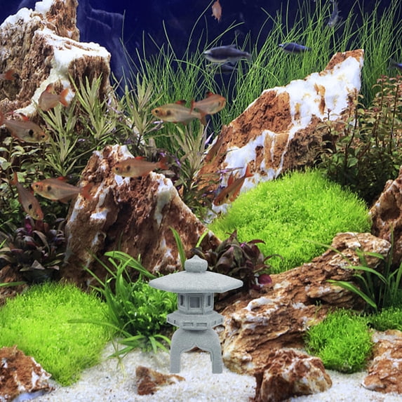 BESTYASH Stone Statue Flowerpot Mini Statue Grey Stone Home Decor 1Set ...