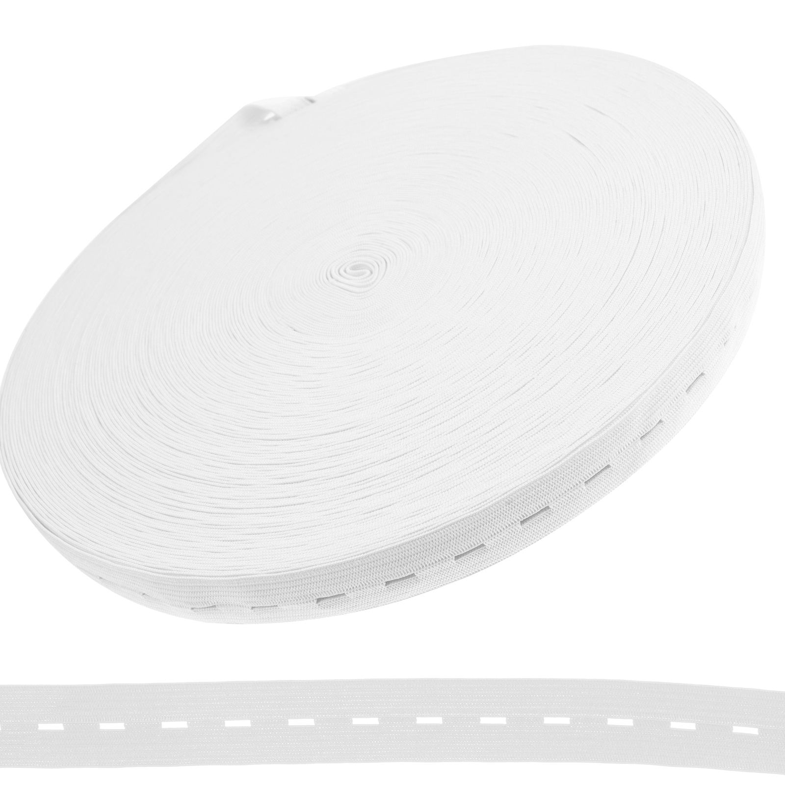 BESTYASH White Stretch Elastic Band Polyester Strap for Waistbands ...