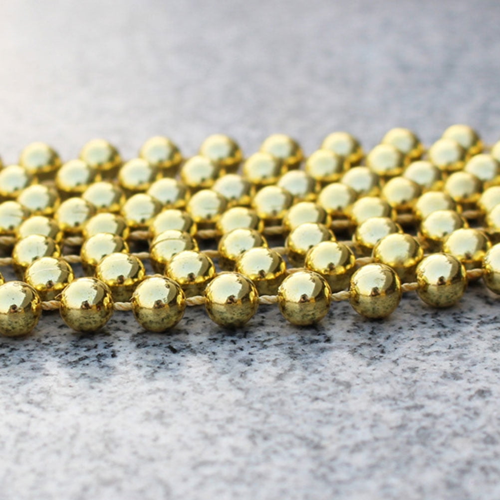 BESTYASH Golden String Beads for Crafts and Decoration with Smooth ...