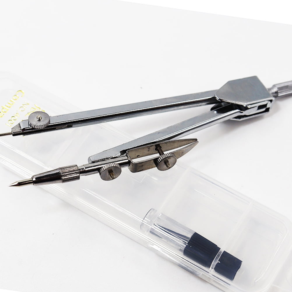BESTYASH Math Compass Drawing Tool Silver 2Set - Walmart.com