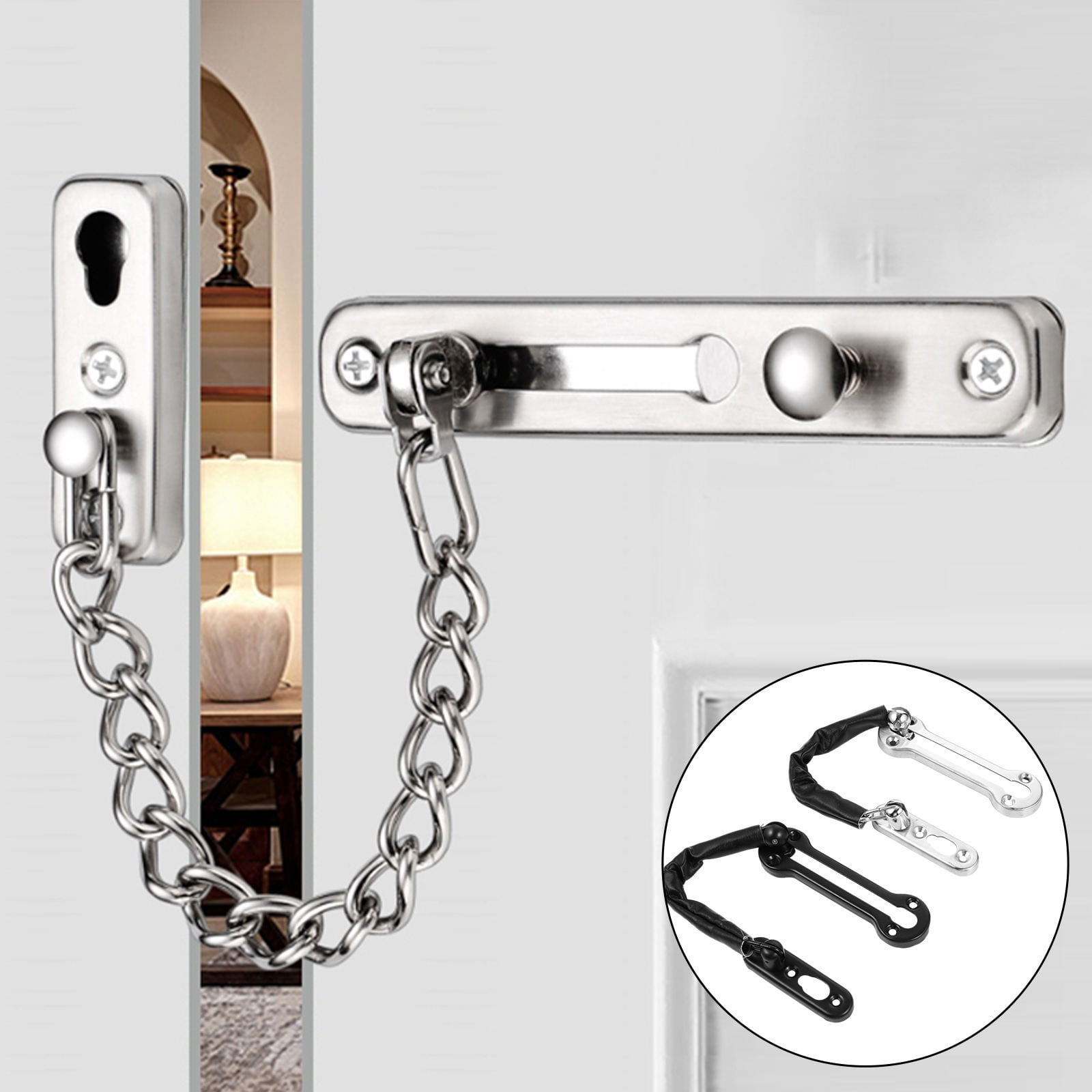 BESTYASH Sturdy Antitheft Door Lock Chain Latch in Assorted Color for ...