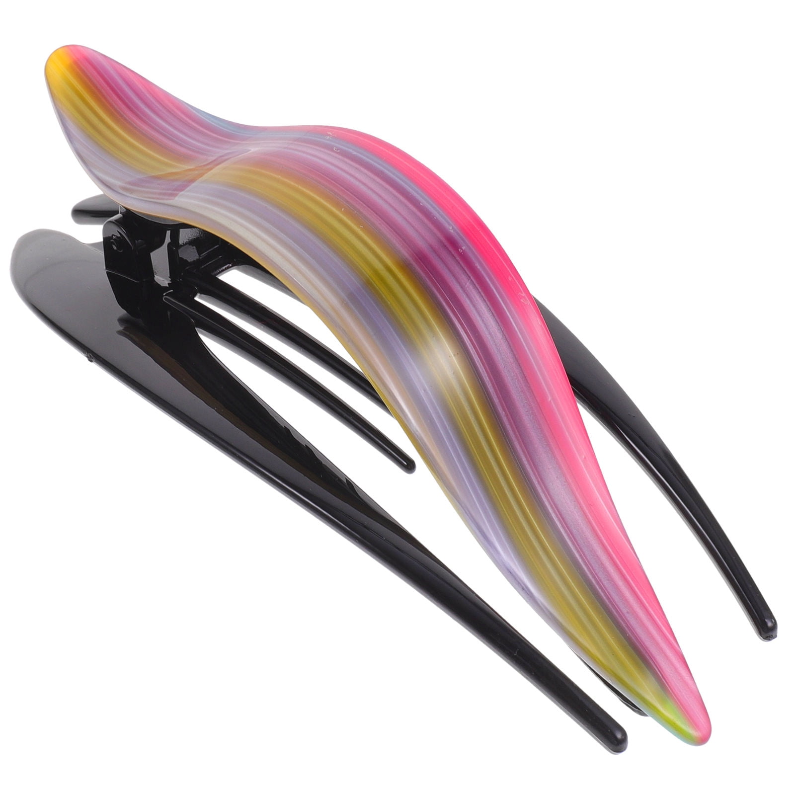 BESTYASH Hair Clips Women Acetate Hair Claw Clip Strong Grip Black ...