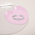 BESTYASH Stylish Pink Heart Shape Key Dish Stainless Steel Tray for ...