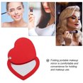 BESTYASH Stylish Small Heart Shaped Pocket Mirror with Durable PU Cover ...