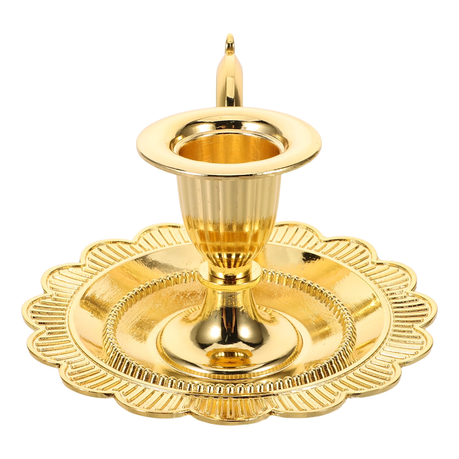 BESTYASH Tall Candle Holders Golden Rustic Style Table Decoration for ...