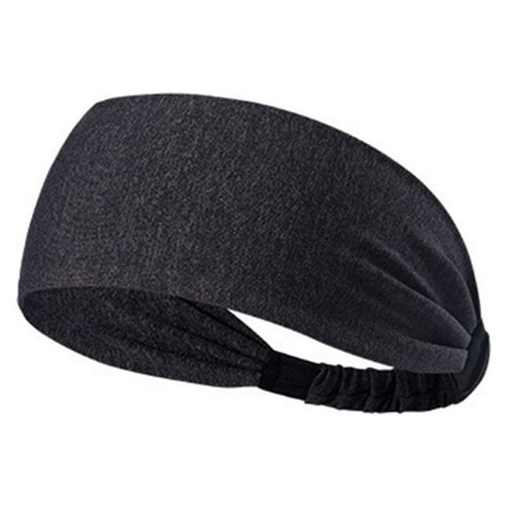 BESTYASH Unisex Sports Headbands Dark Grey Soft Breathable Sweat ...