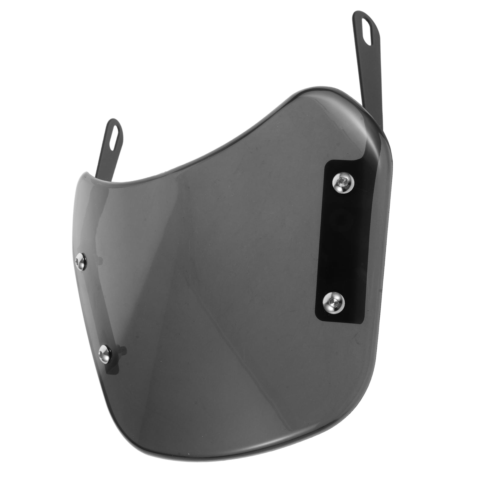 BESTYASH Universal Motorcycle Windscreen Black ABS and Iron Material ...