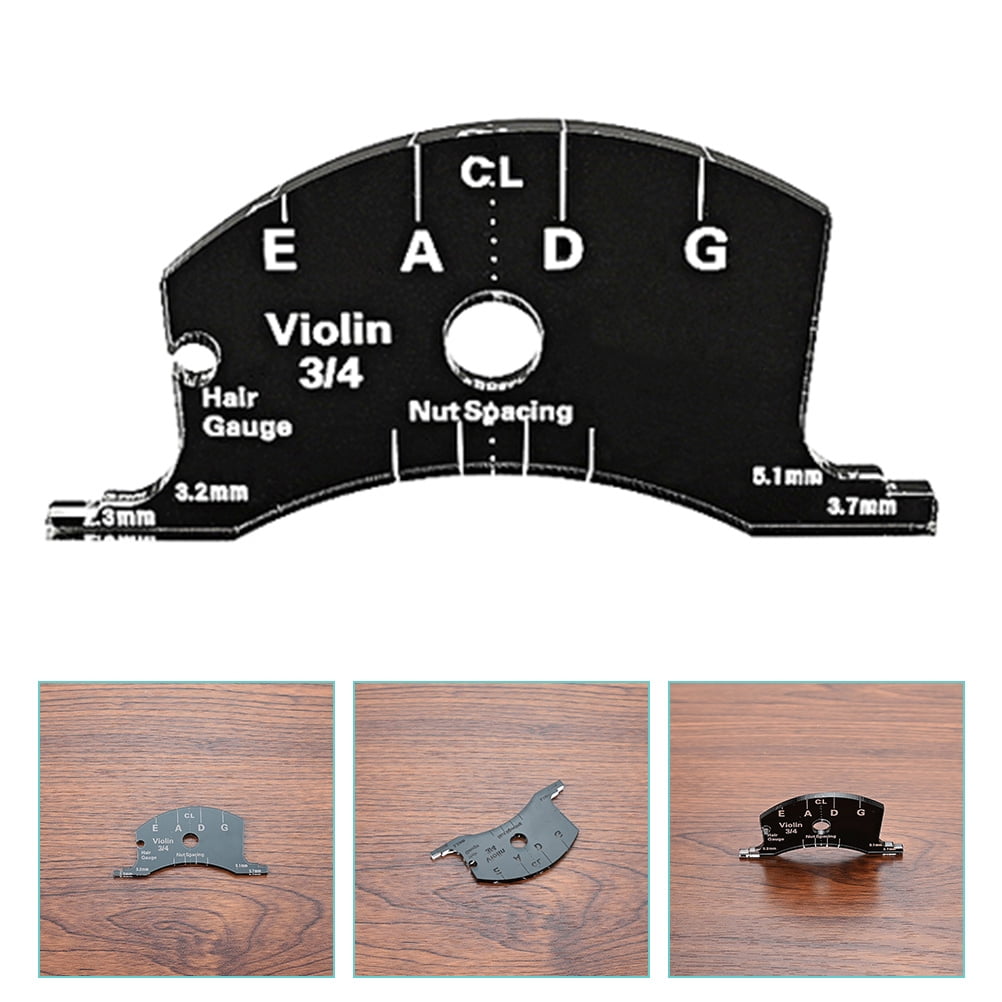 BESTYASH Violin Bridge Plastic Measuring Template for Guitar Use ...