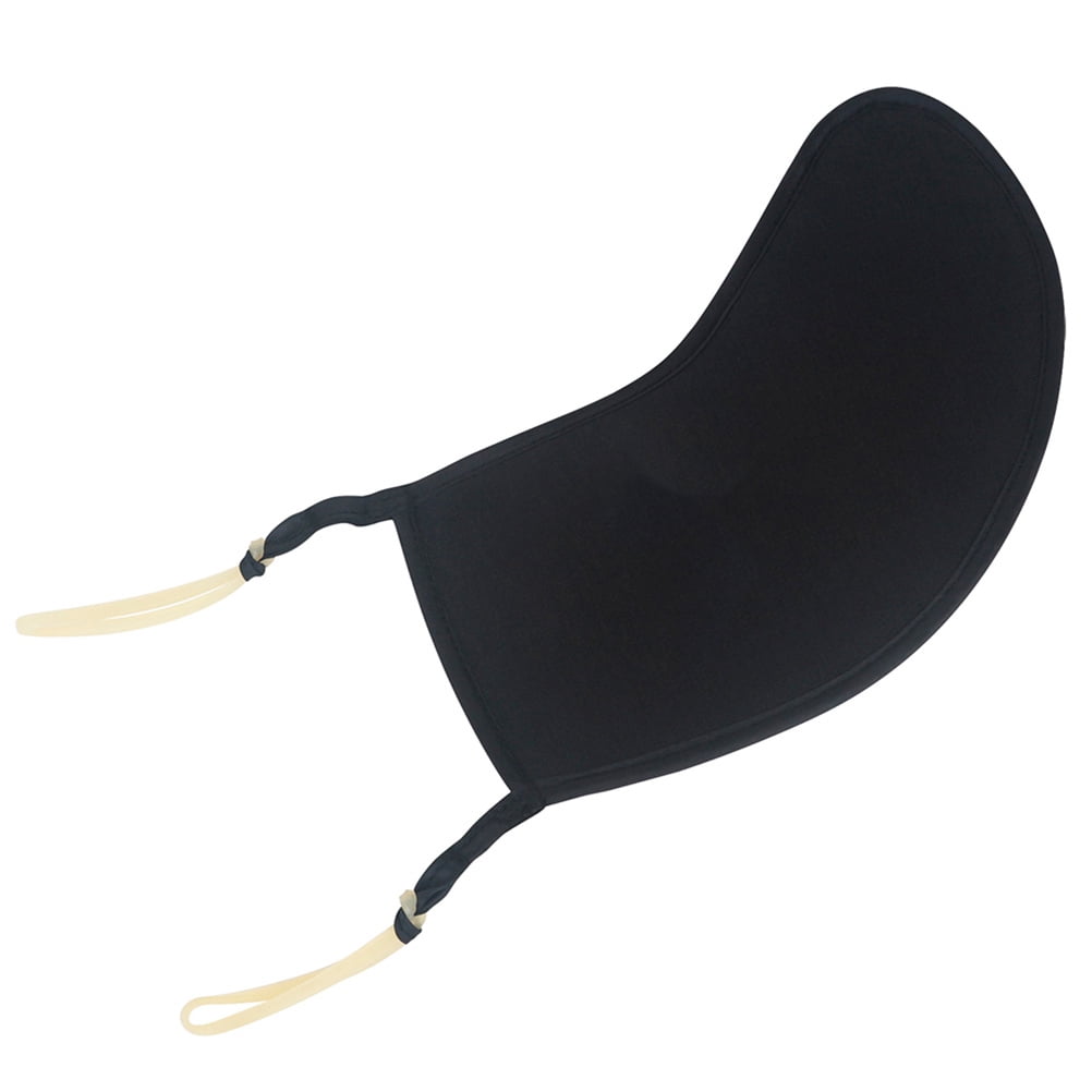 BESTYASH Violin Chin Rest Pad 34 Cotton Soft Black Cushion Protects ...