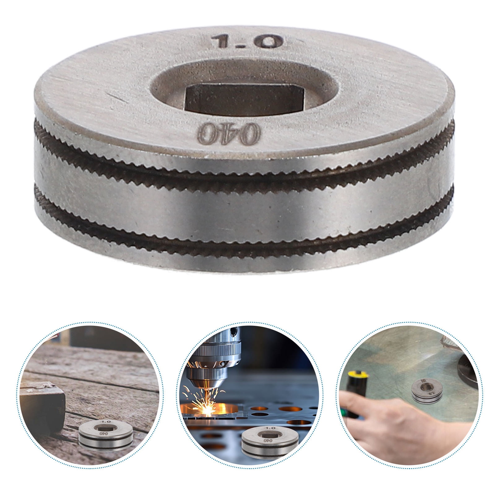 BESTYASH Welding Accessories Black Steel Welding Wire Feeder Wheel ...