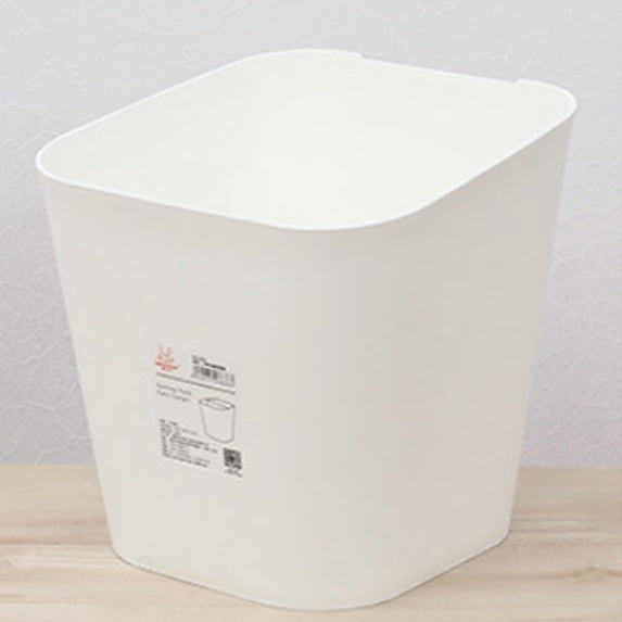 BESTYASH White Plastic Home Trash Can with Wet and Dry Separation for ...