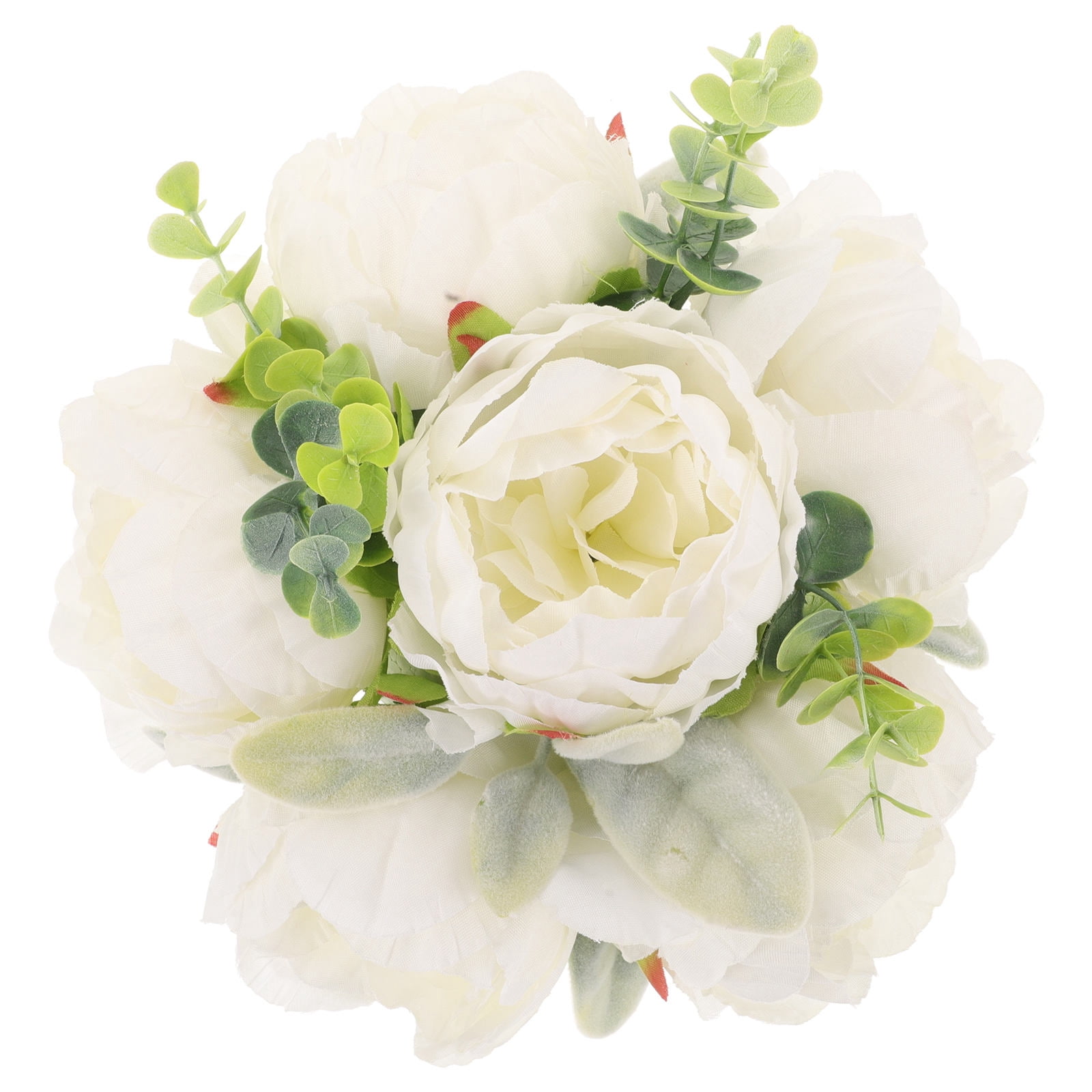 BESTYASH White Silk Peony Flower Ball for Elegant Wedding Centerpieces ...