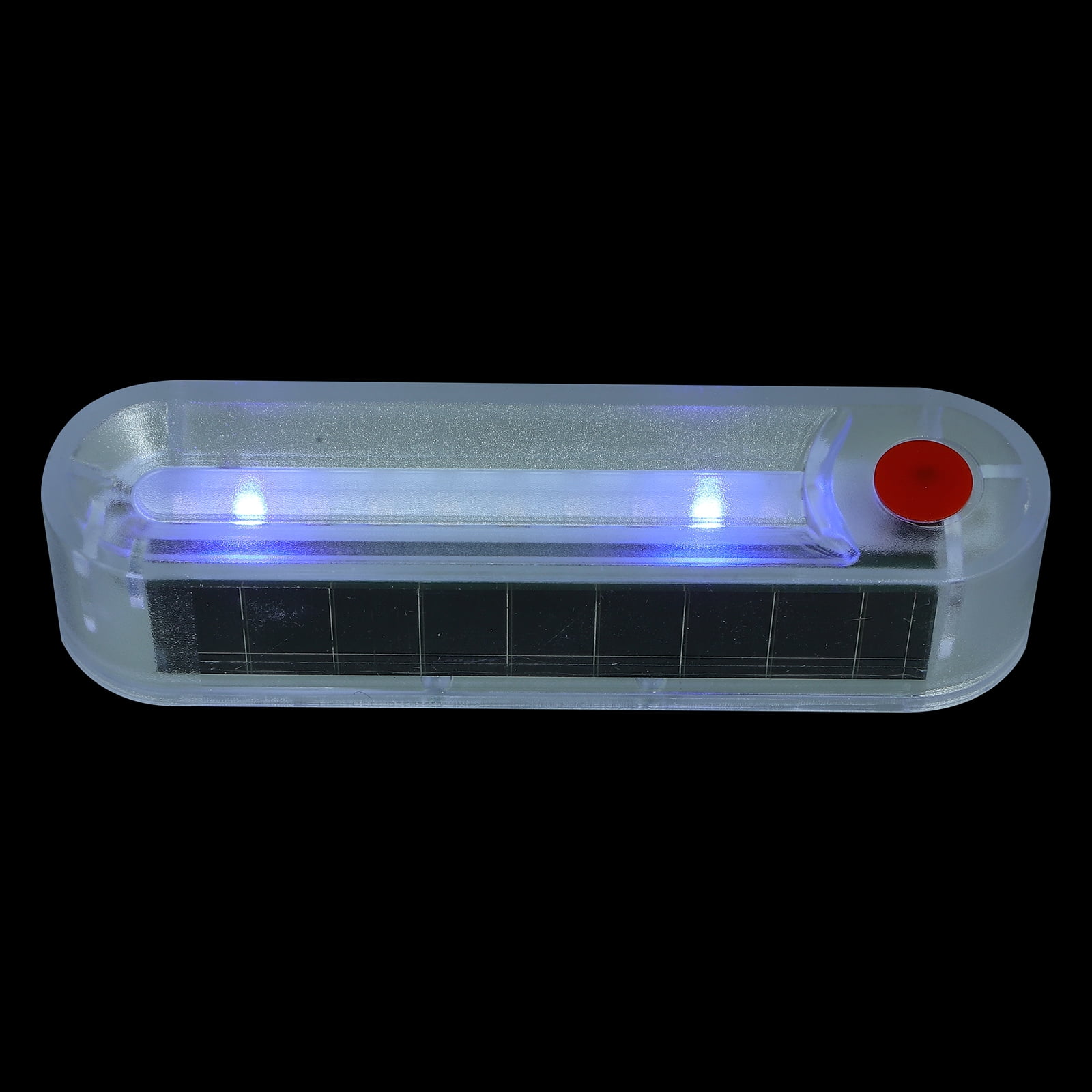 BESTYASH White Solar Powered Strobe Light for Vehicles Motorcycle ...