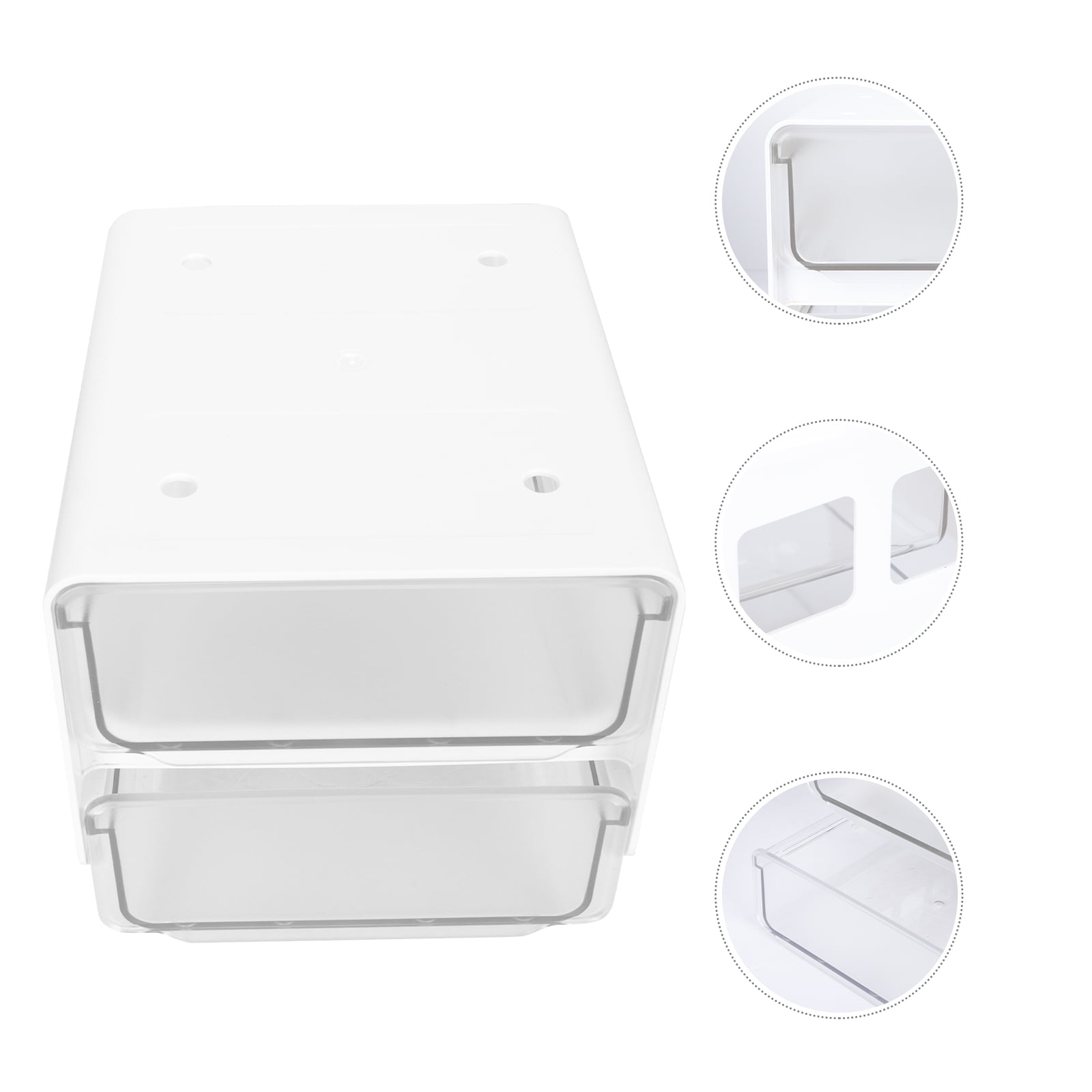BESTYASH White Under Desk Storage Drawer for Pens, Documents, and ...