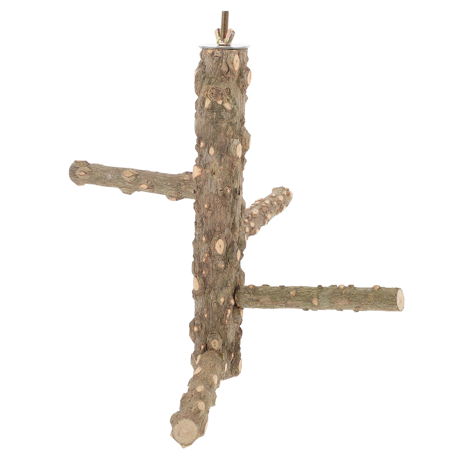 BESTYASH Wood Bird Perch for Parrots and Parakeets Easy Installation ...