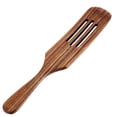 BESTYASH Wood Handle Spatula Wooden Kitchen Utensils Brown Long Handle ...