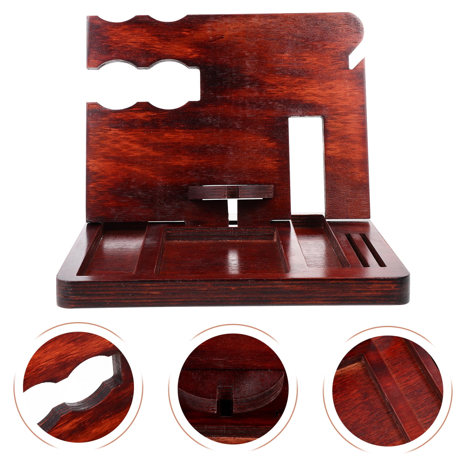 BESTYASH Light Brown Wooden Display Rack for Wallets, Single Pack ...