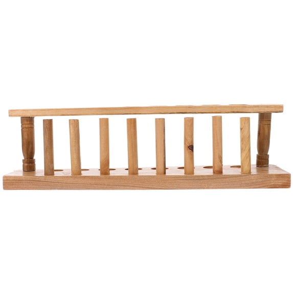 BESTYASH Wood Test Tube Rack Laboratory Use Rectangular Design 1Set ...