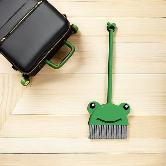 BESTYASH cute broom Cartoon Broom Green PP Dust Removal Kindergarten ...