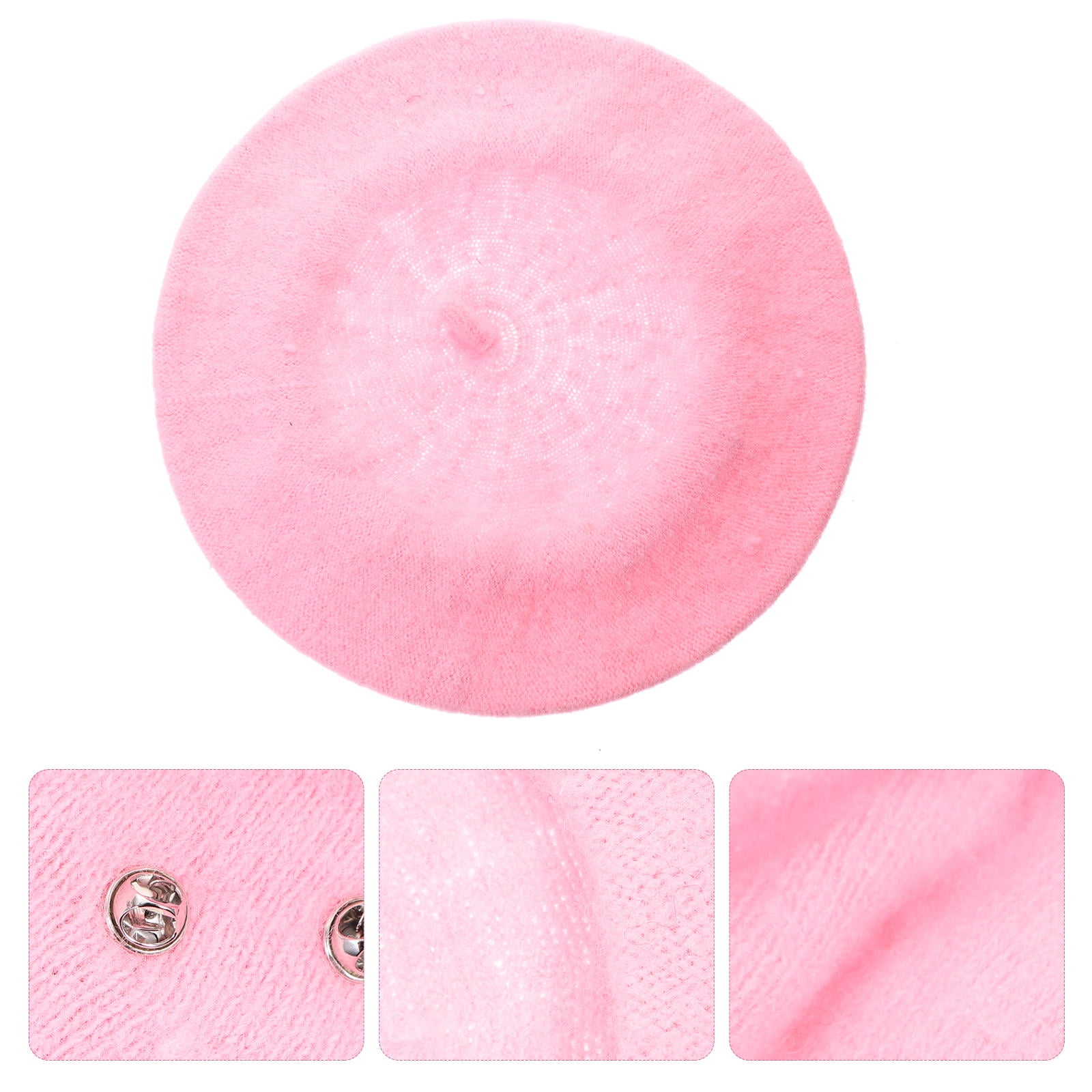 BESTYASH women's berets Beret Hat Pink 1Set Fashion Accessory Vintage ...