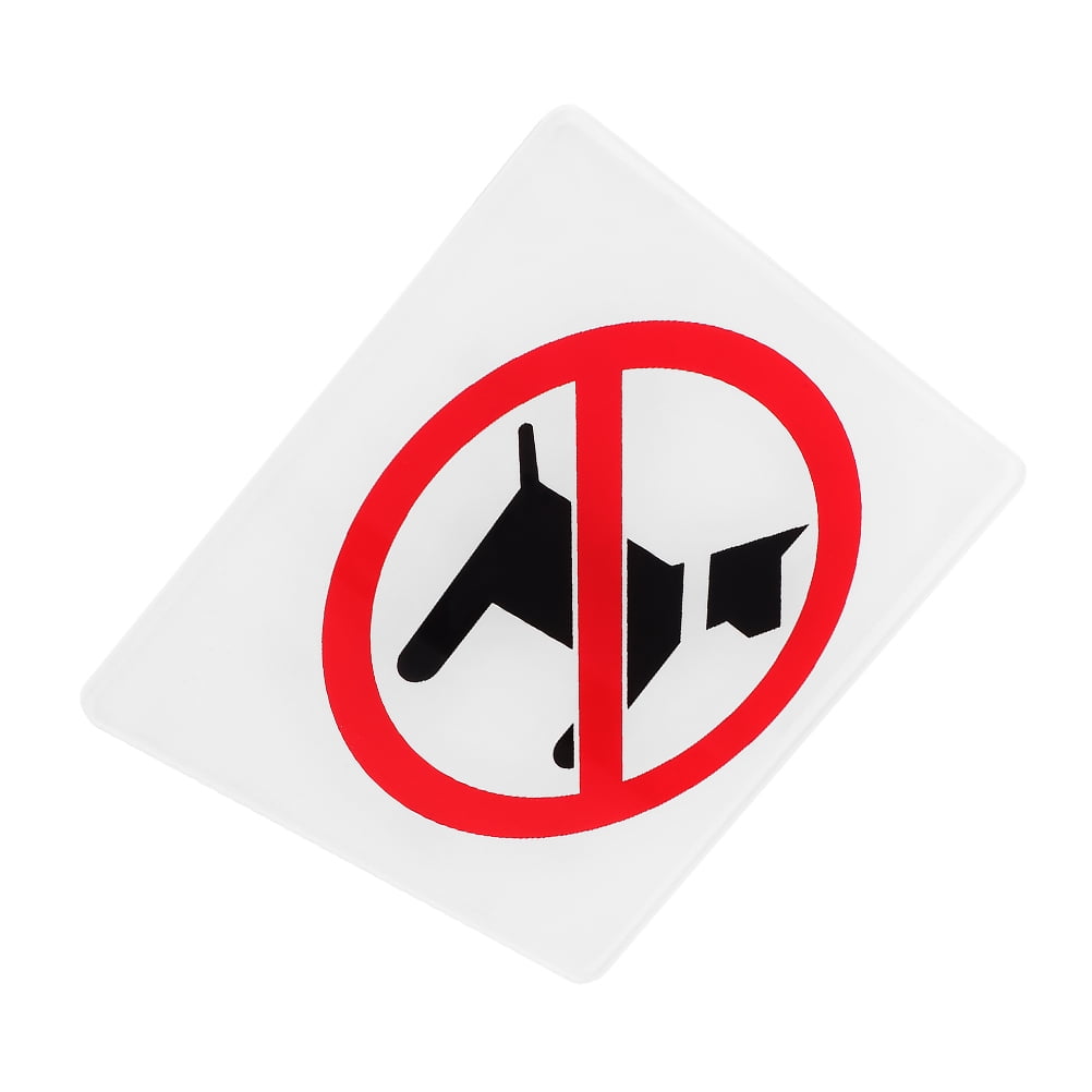 BESTYASH in Use Sign for Door Acrylic No Dog Allowed Store Business ...