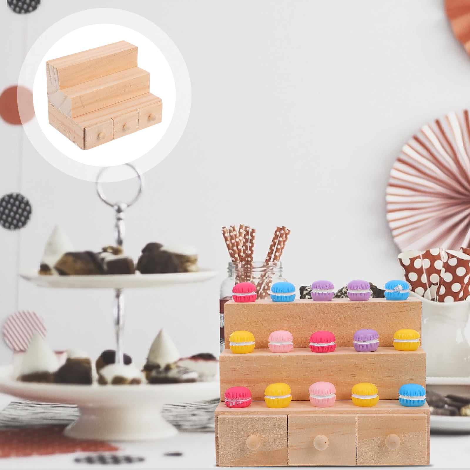 BESTYASH miniature display cabinet Mini Candy Display Cabinet ...
