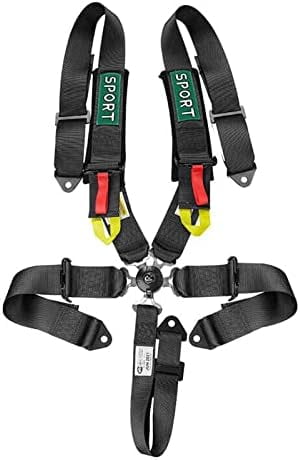 BESTZHEYU 5-Point Racing Safety Harness Set SFI with Ultra Comfort ...