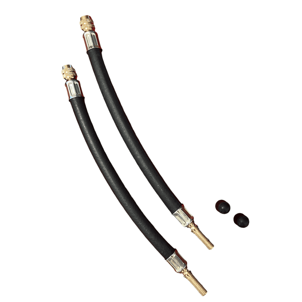 BESULEN 2 Pcs Tire Valve Adaptor, 7.9" Flexible Extension Valve Stem ...