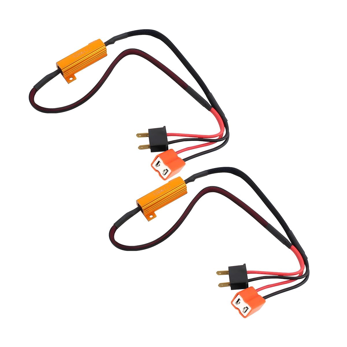 BESULEN 2PCS H7 Car LED Resistor Kit, 50W 6Ohm Vehicle Headlight Anti ...