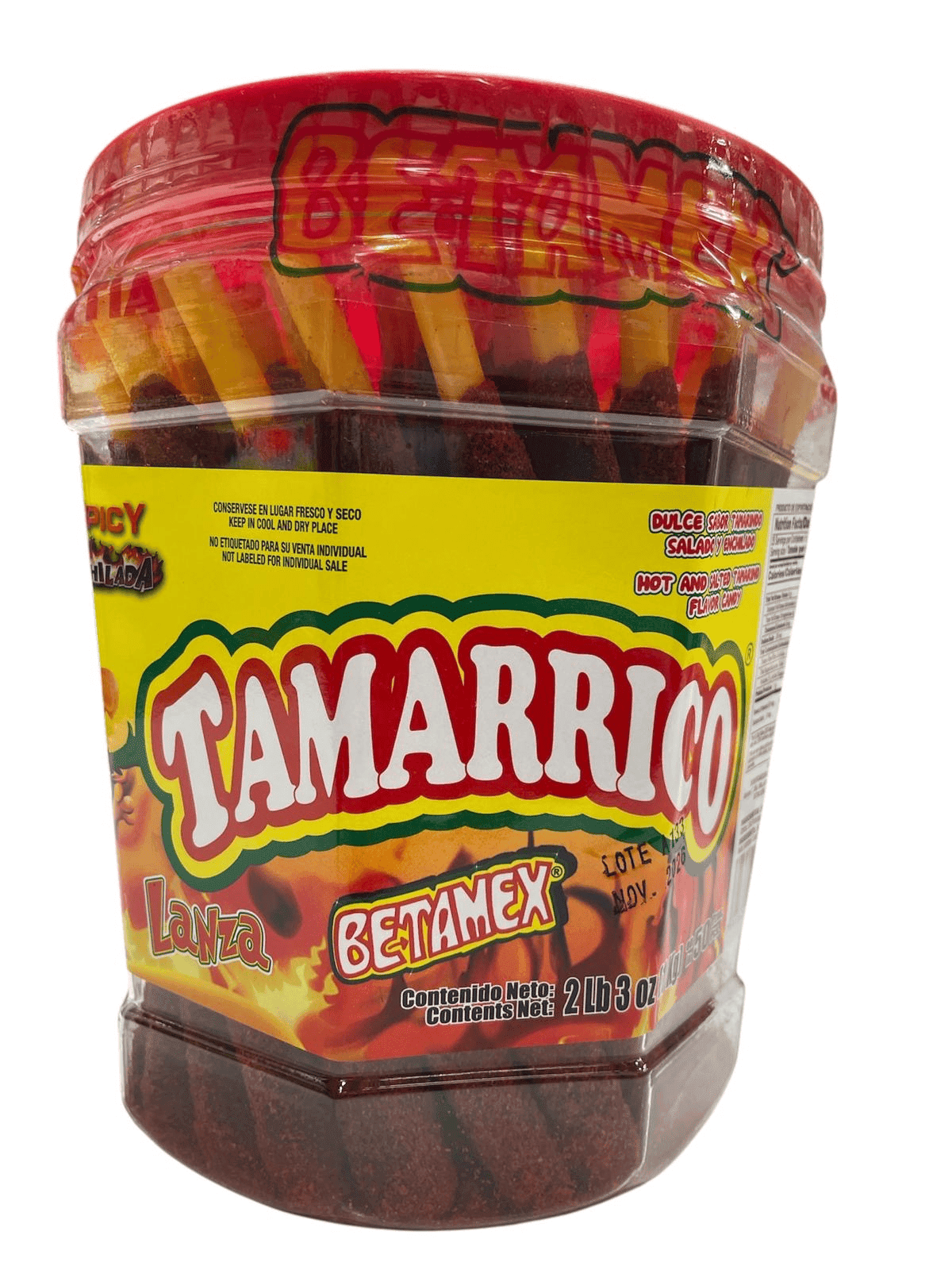 Betamex- Tamarrico, Hot And Salted Tamarind Flavor Candy ( Spicy ...