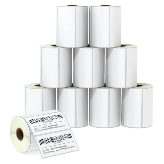 BETCKEY - 4" x 2" (102 mm x 51 mm) Barcode Shipping & Multipurpose ...