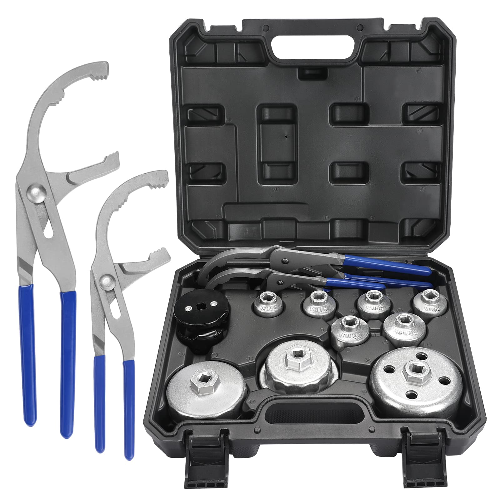 BETOOLL 12pcs Oil Filter Wrench Set - Oil Filter Socket Set ...