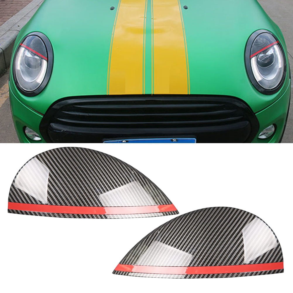 BETOR Car Headlight Eyebrow Decoration Stickers for Mini Cooper F54 F55 ...