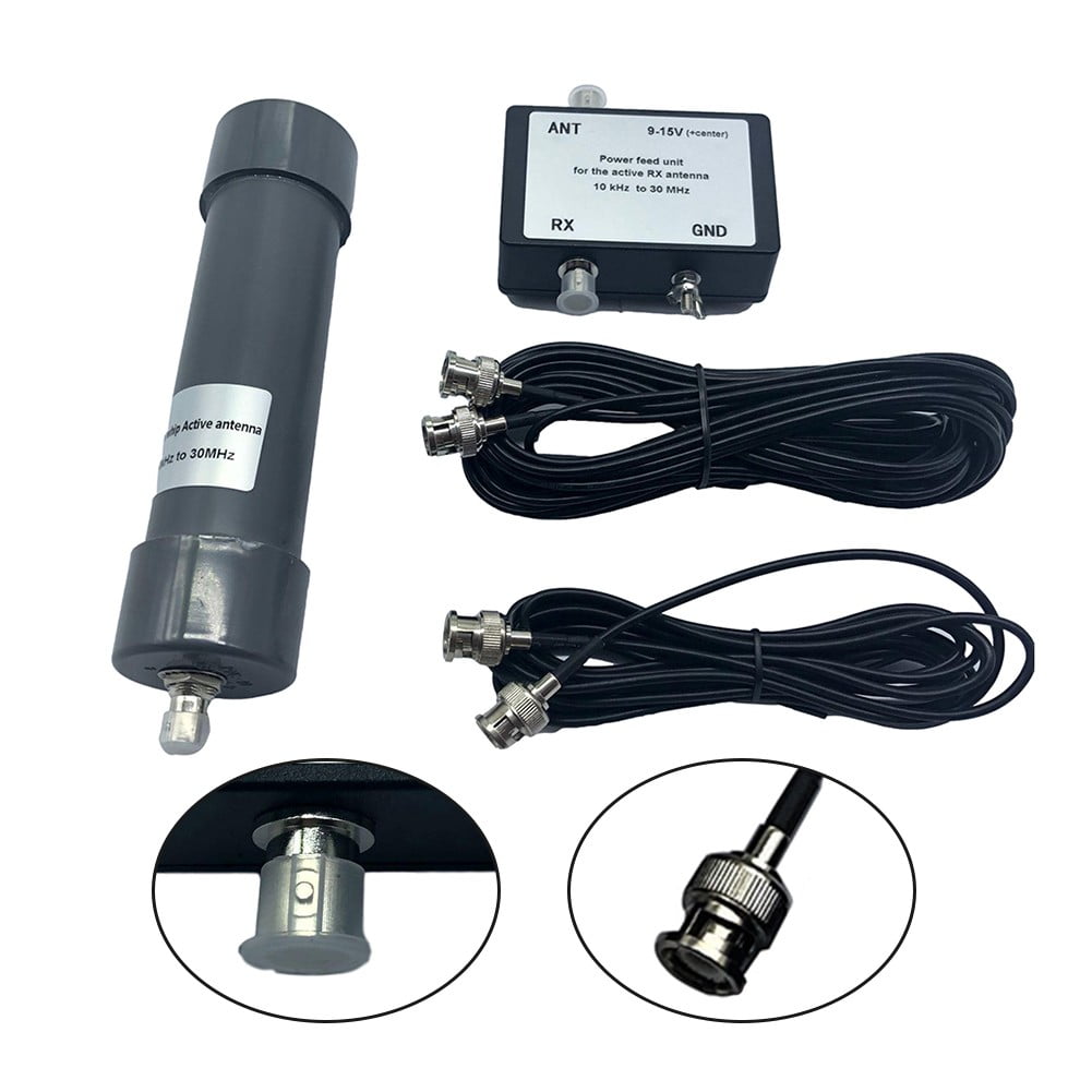 BETOR Mini Whip Antenna 10KHz-30MHz Mini Whip Active Antenna for Radio ...