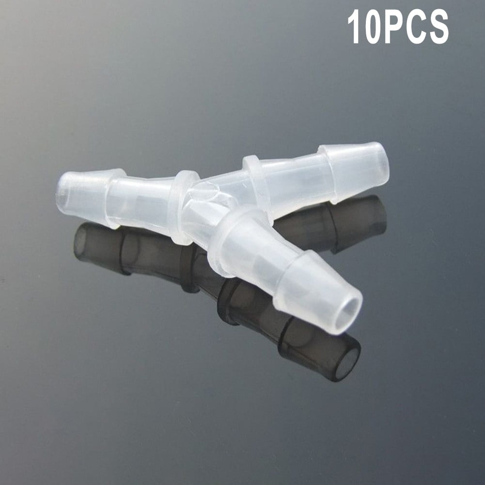 BETOR Plastic Barbed Connector Hose Straight Y Elbow Aquarium ...