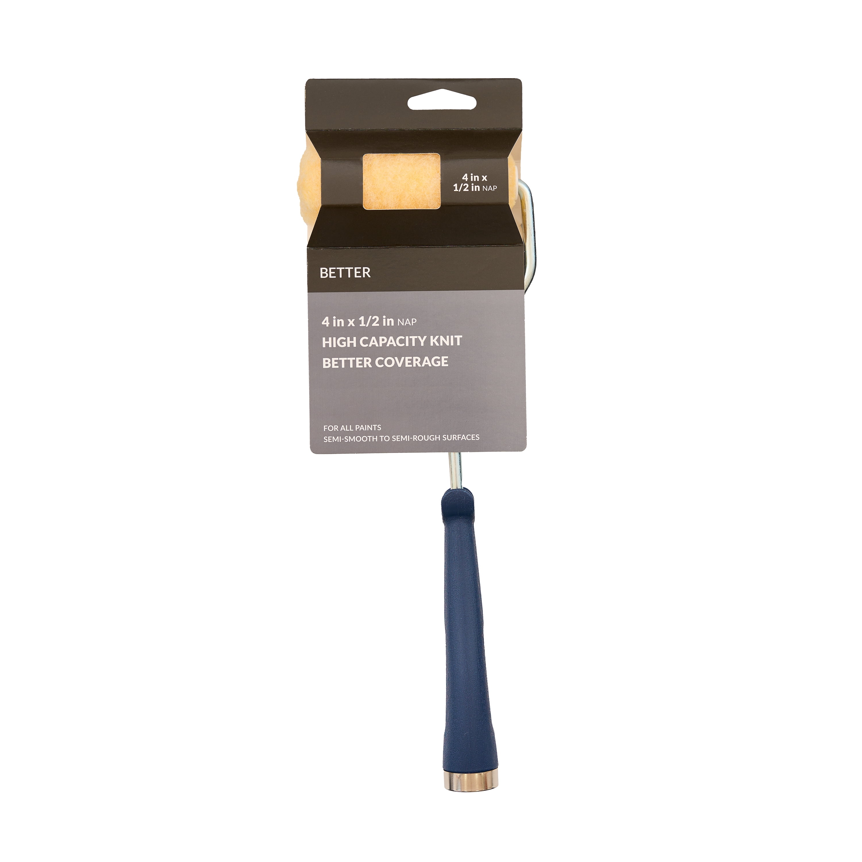 BETTER 4 in x 1/2 in nap High Density Knit Paint Mini Roller with Frame ...