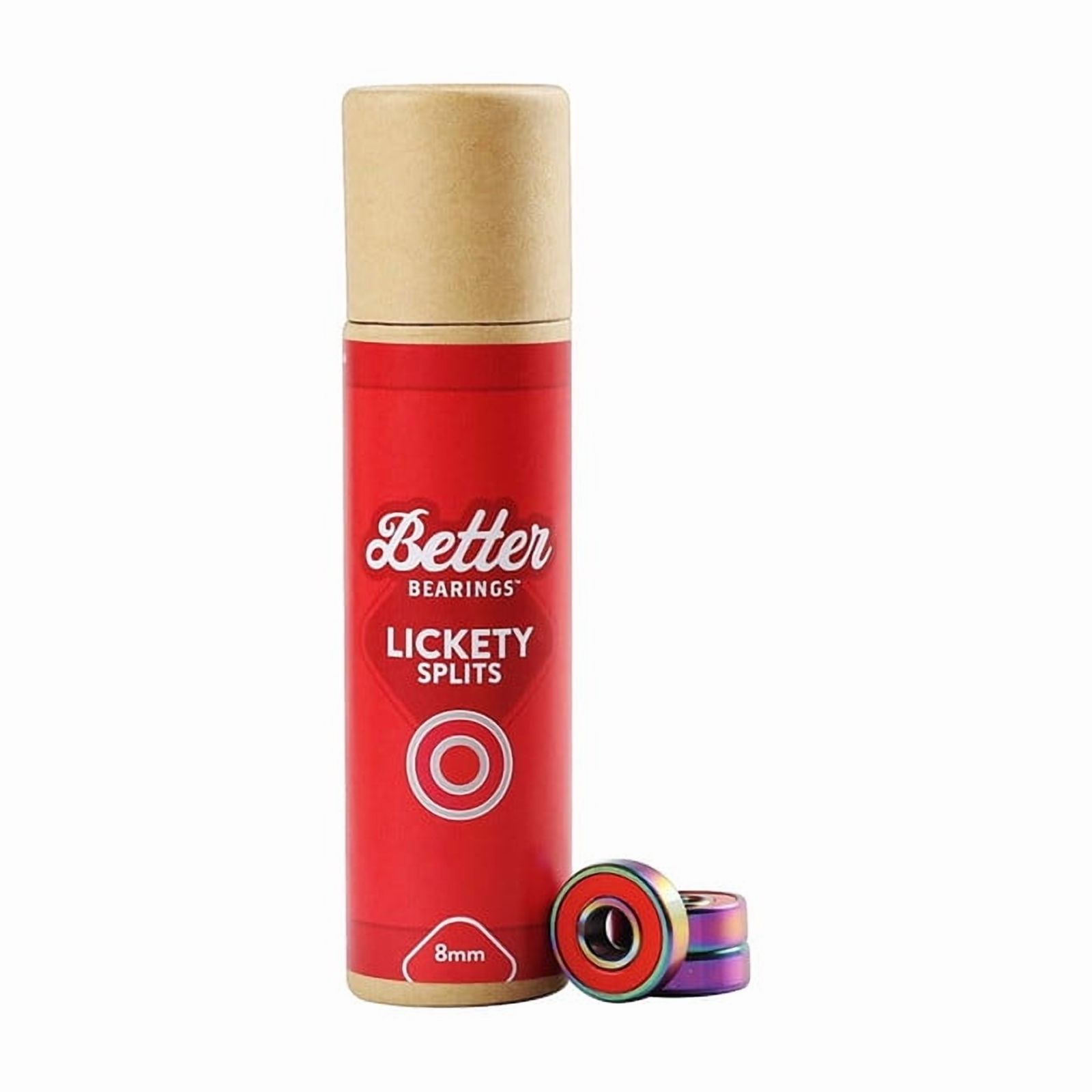 BETTER BEARINGS - Lickety Splits Skateboard Bearings, Pack of 16, For ...