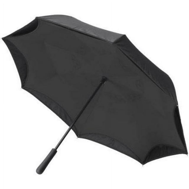 BETTER BRELLA Travelbrella Collapsible Folding Umbrella (Black ...