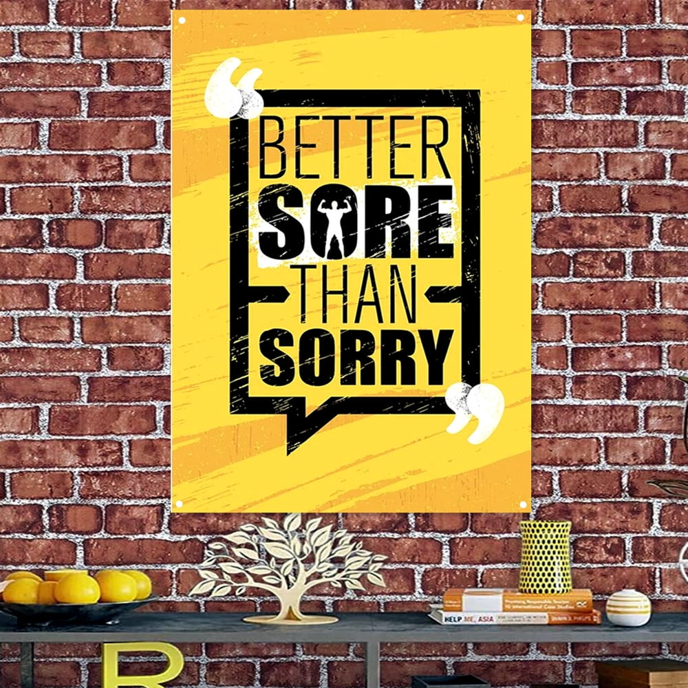 BETTER SORE THAN SORRY - Motivational Quotes Gym Posters - Classroom ...