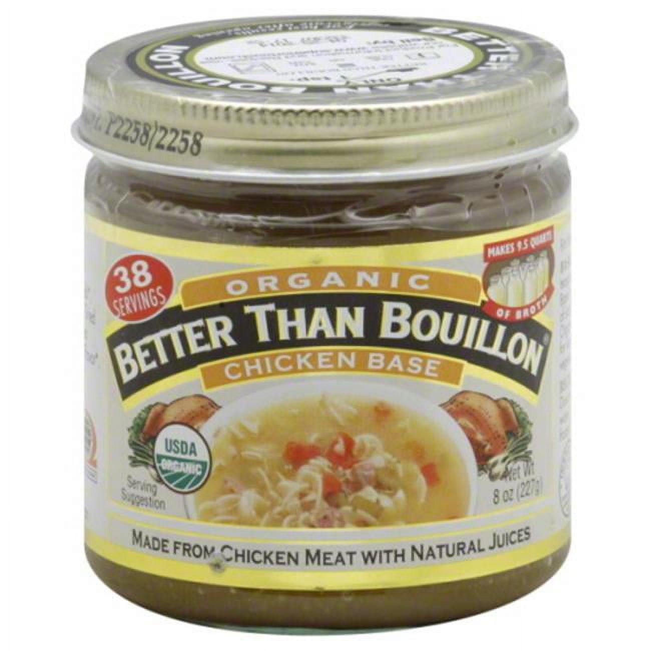 BETTER THAN BOUILLON BASE CHICKEN ORG-8 OZ -Pack of 6 - Walmart.com