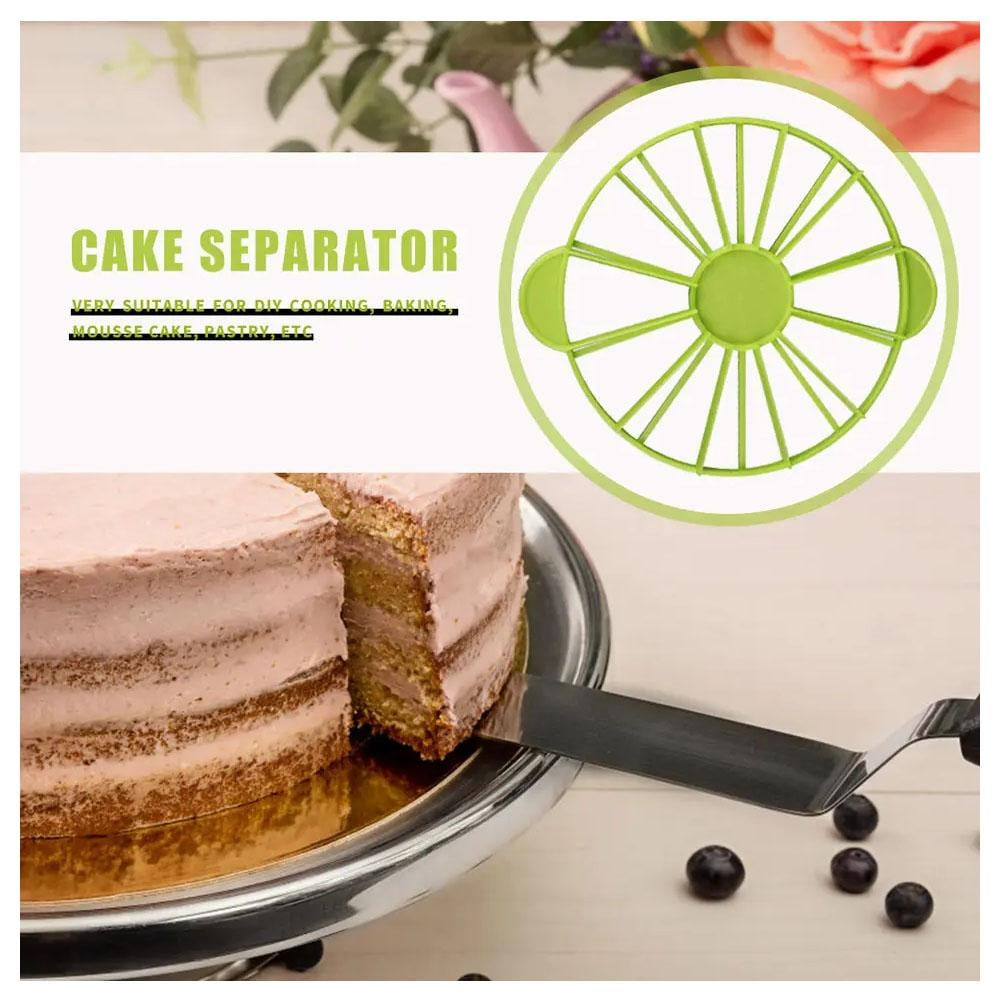 BETTERLIFE 10/12Piece Equal Portion Cake Model Cutter Round Bread Cake ...