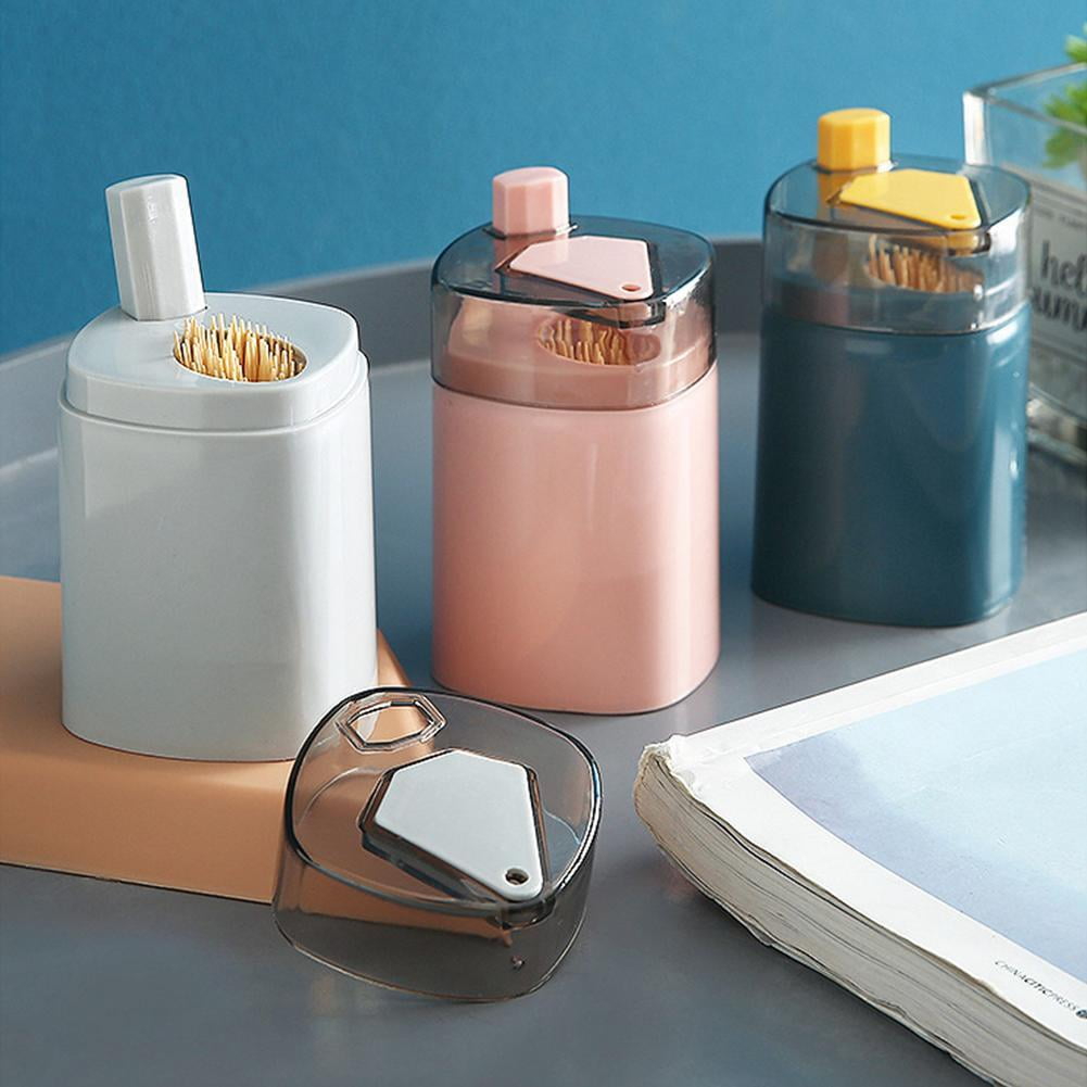 BETTERLIFE Automatic Popup Toothpick Box Holder Container Portable ...