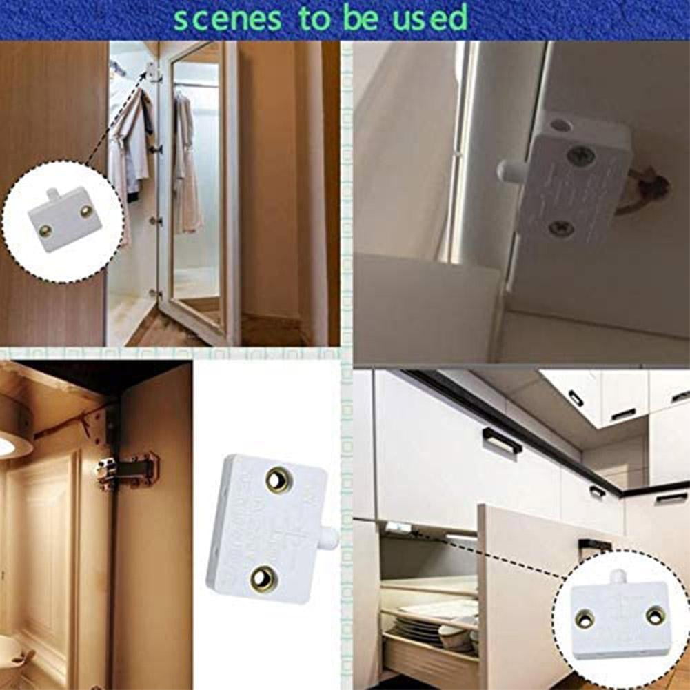 BETTERLIFE Automatic Reset Switch Wardrobe Cabinet Light Switch Door 1A ...
