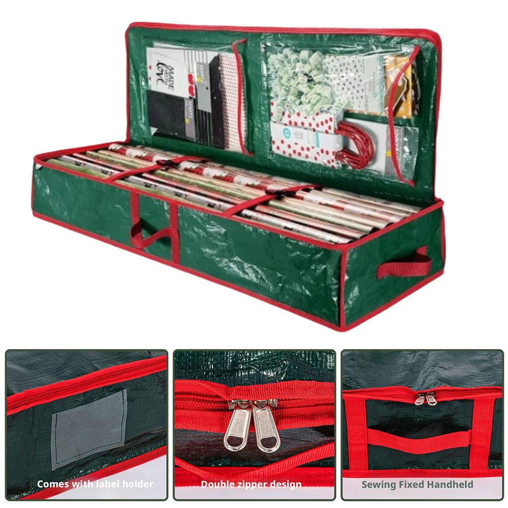 BETTERLIFE Christmas Wrapping Paper Storage Containers Gift Wrap ...