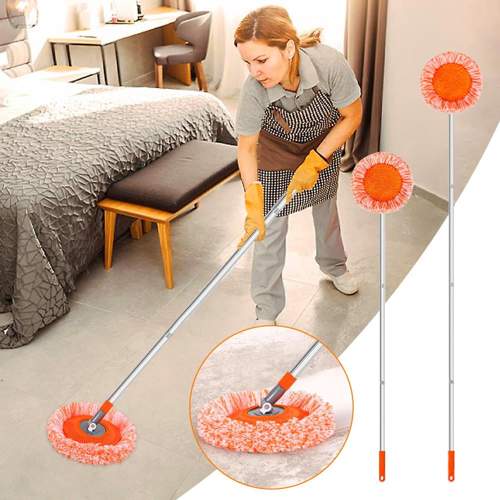 BETTERLIFE Cleaning 360 Spin Mop Handle Sunflower Chenille Magic Mop ...
